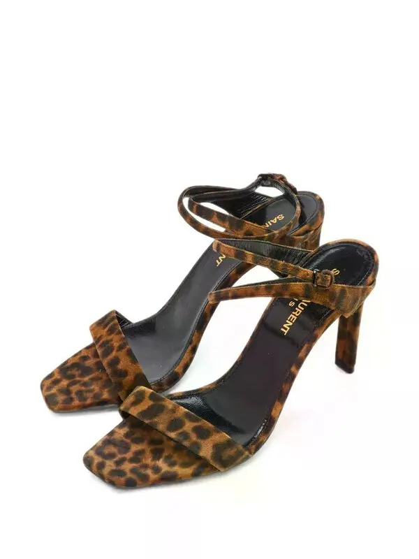 Saint Laurent Leopard-print Sandals