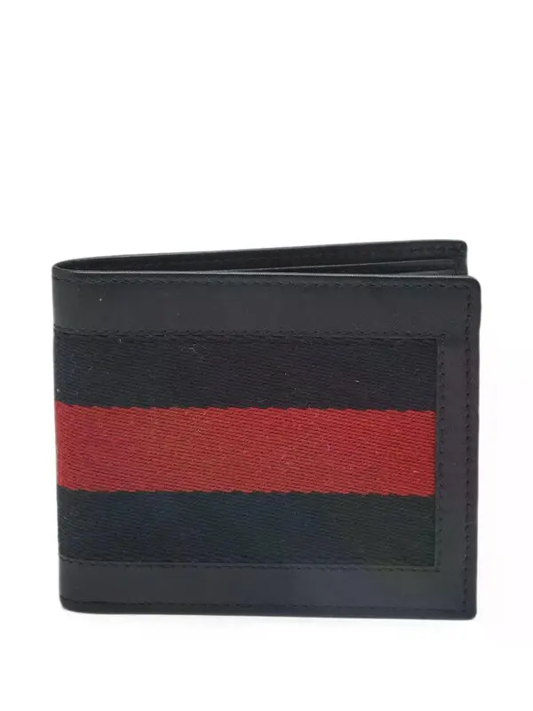 Gucci Web-stripe Bifold Wallet