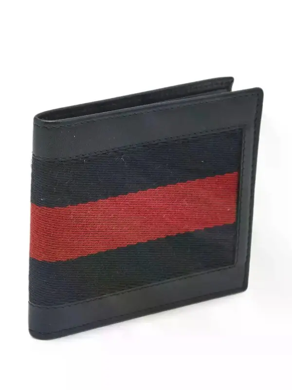 Gucci Web-stripe Bifold Wallet