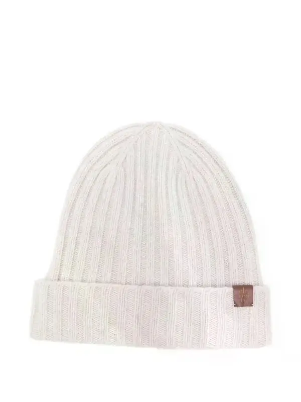 Eleventy Ribbed-knit Cashmere Beanie Hat
