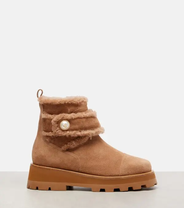 JIMMY CHOO Meena Suede Ankle Boots