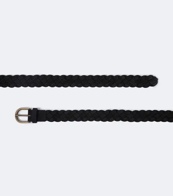 Rubinacci Braided Suede Belt