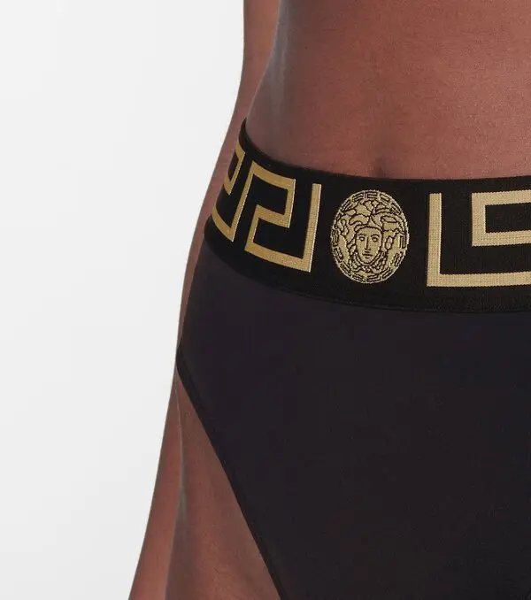 Versace Logo Bikini Bottoms
