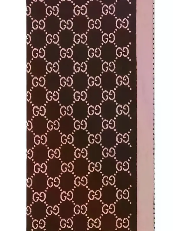 Gucci Gg Supreme Fringed Scarf