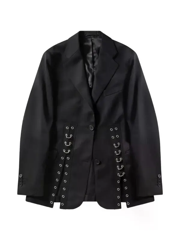 Simone Rocha Grommet Eyelet-embellished Cut-out Jacket