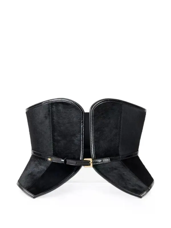 Elisabetta Franchi Bustier-style Cowhide Belt