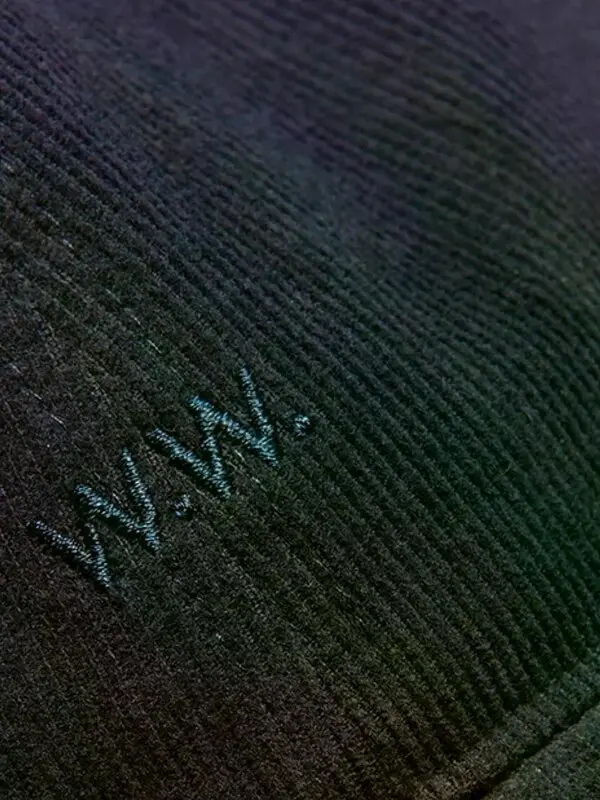 Wood Wood Logo-embroidered Corduroy Cap