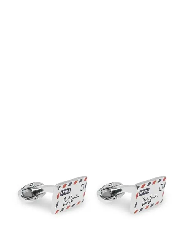 Paul Smith Cufflinks "airmail - Metallic