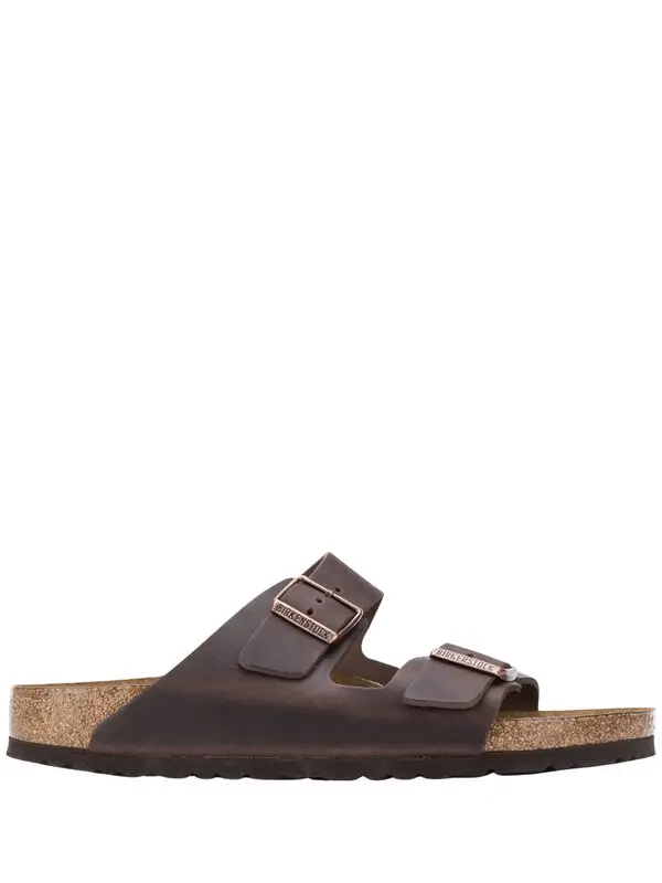 BIRKENSTOCK Arizona Sandals With Buckle - Brown