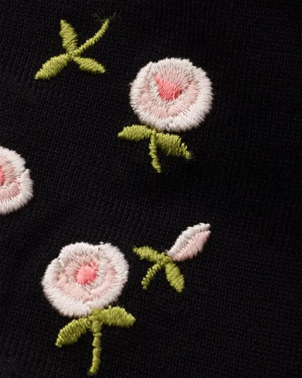 Prada Embroidered Over-the-knee Cotton Socks