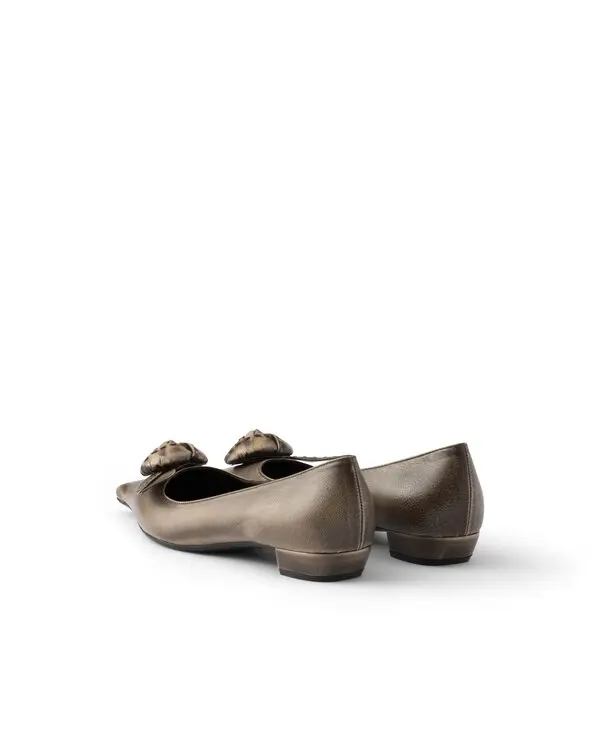 Prada Leather Ballerinas