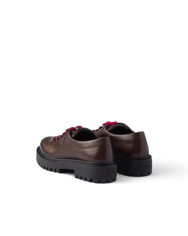 Prada Leather Lace-up Shoes