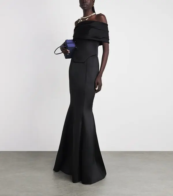Solace London Alta Off-the-shoulder Gown