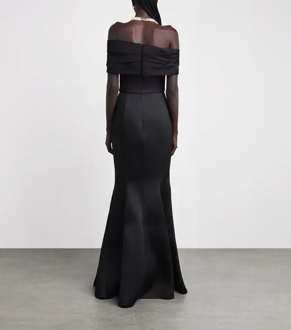 Solace London Alta Off-the-shoulder Gown