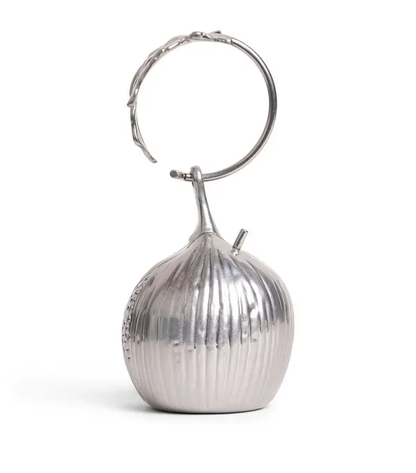 Cult Gaia Brass Fico Wristlet Mini Bag