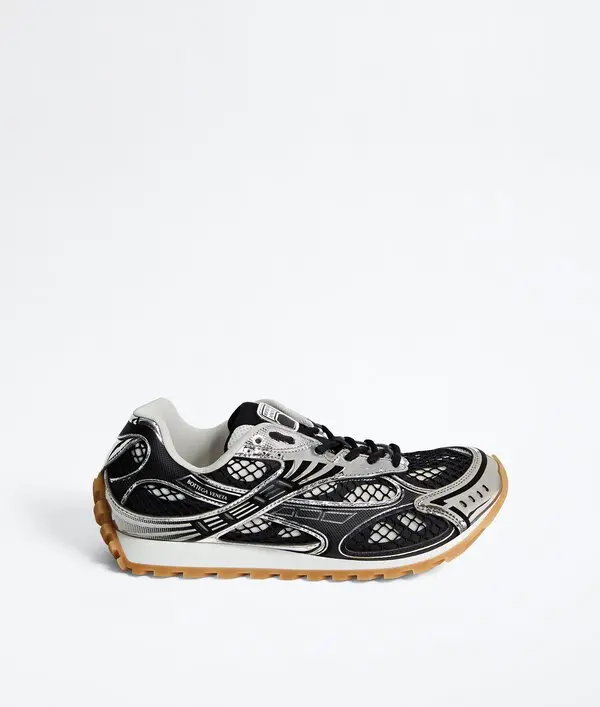Bottega Veneta Orbit Sneaker - Black/silver