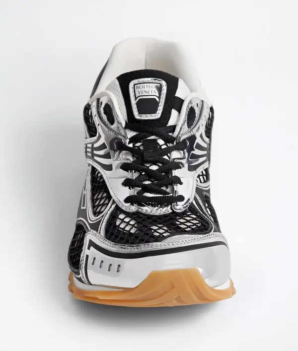 Bottega Veneta Orbit Sneaker - Black/silver
