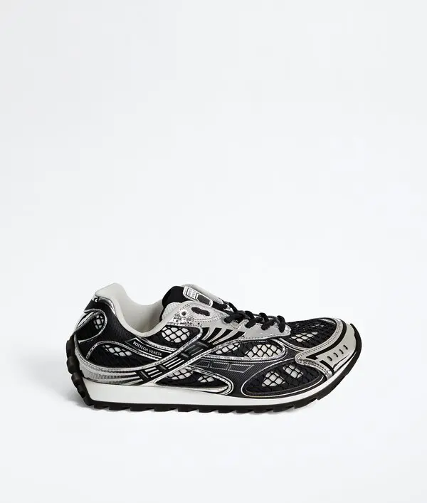 Bottega Veneta Orbit Sneaker - Black/silver