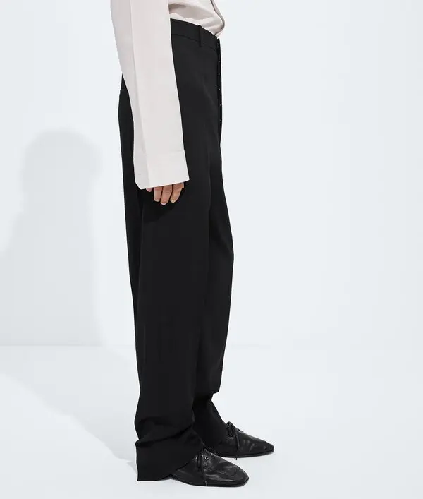 Bottega Veneta Wool Grain De Poudre Pants