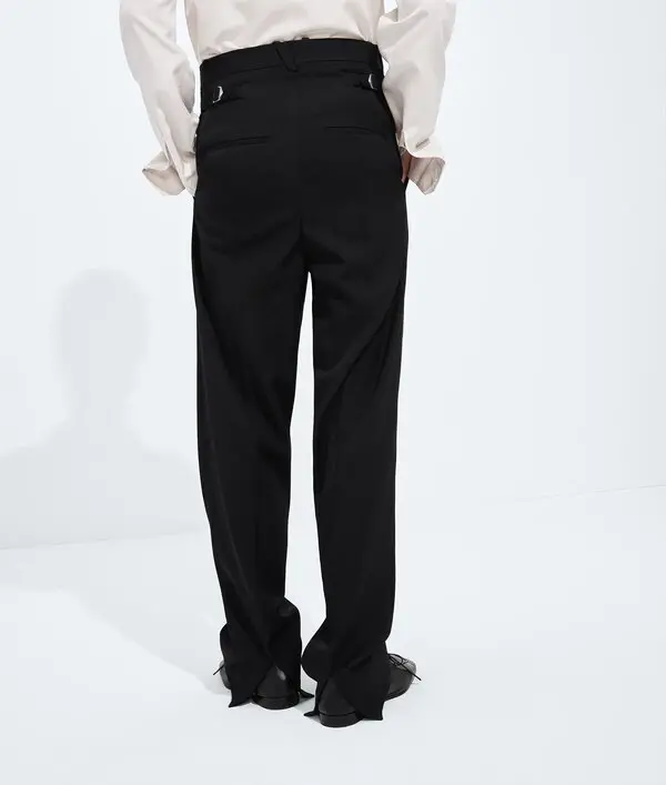 Bottega Veneta Wool Grain De Poudre Pants