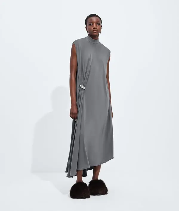 Bottega Veneta Crepe Viscose Jersey Dress