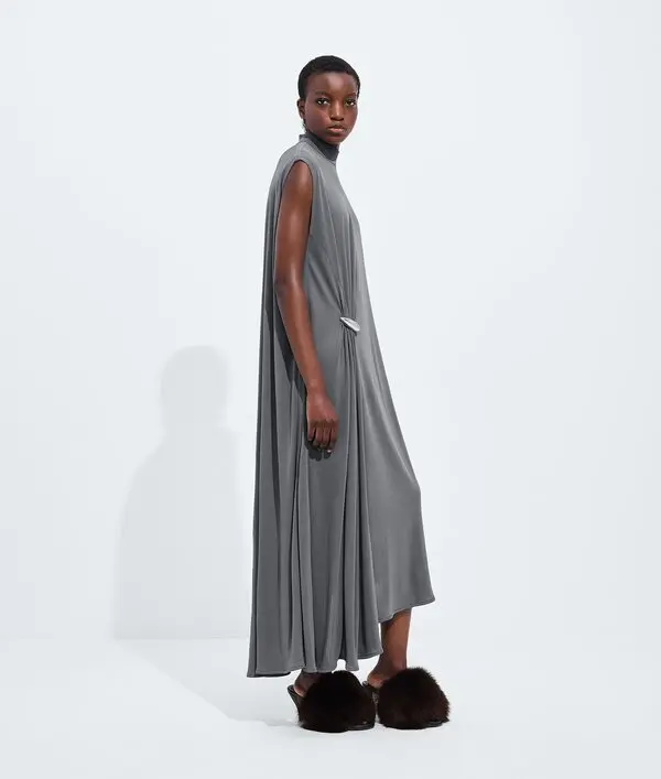 Bottega Veneta Crepe Viscose Jersey Dress