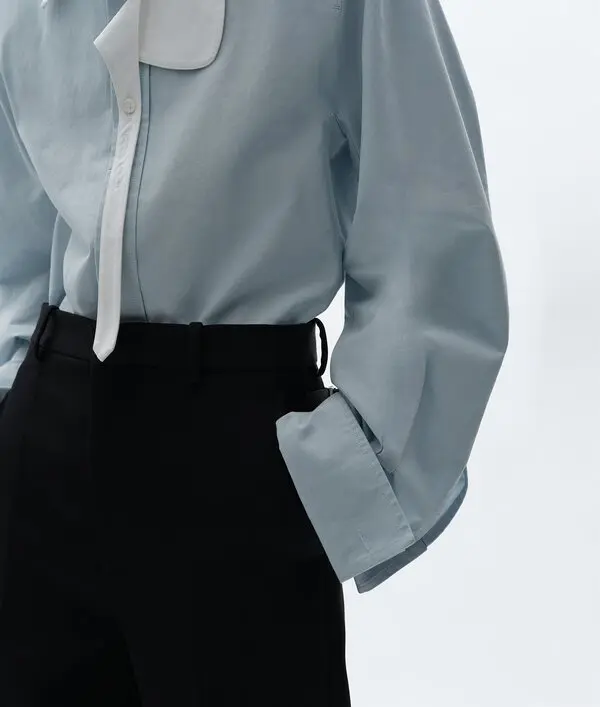 Bottega Veneta Wool Grain De Poudre Pants