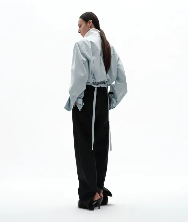 Bottega Veneta Wool Grain De Poudre Pants