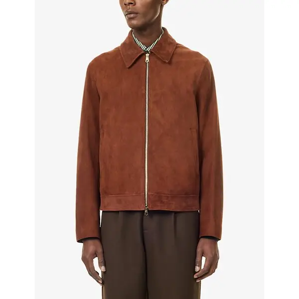 Paul Smith Zipped Suede Jacket