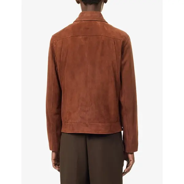Paul Smith Zipped Suede Jacket