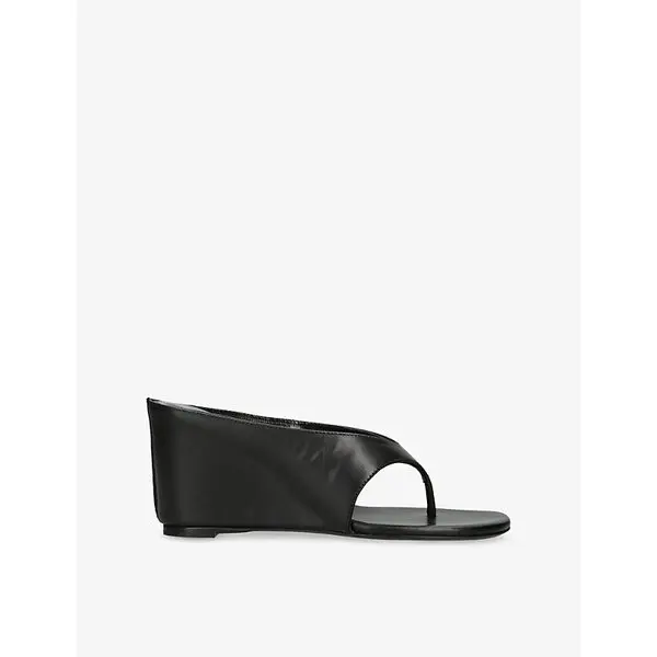 JUDE Yaga Leather Wedge Sandals