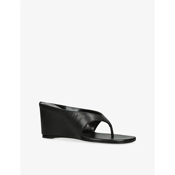 JUDE Yaga Leather Wedge Sandals