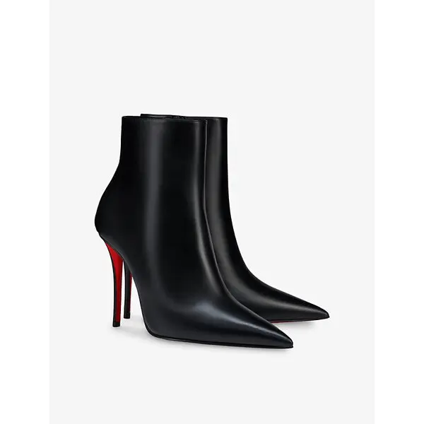 CHRISTIAN LOUBOUTIN Miss Z Booty 100 Leather Boots