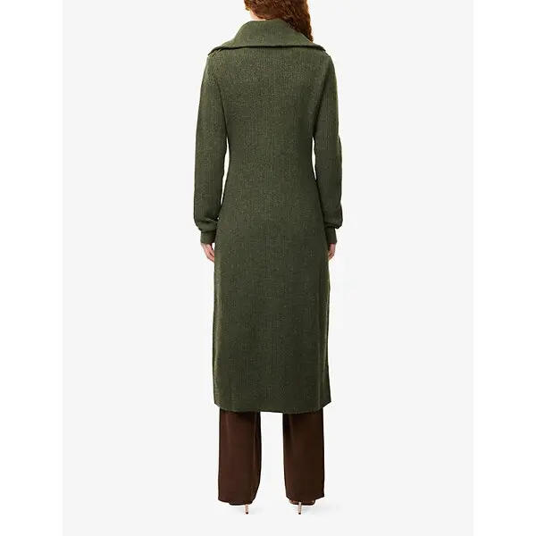 Zimmermann Valiant Utility Long Wool-blend Cardigan