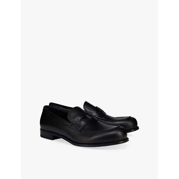 CHRISTIAN LOUBOUTIN Circ Leather Loafers