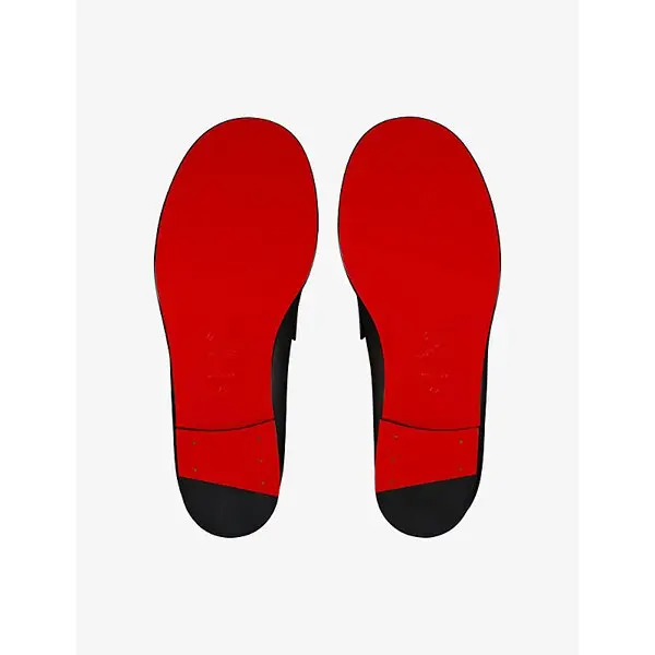 CHRISTIAN LOUBOUTIN Circ Leather Loafers
