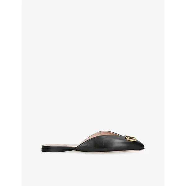 Valentino Garavani Vlogo Leather Mules