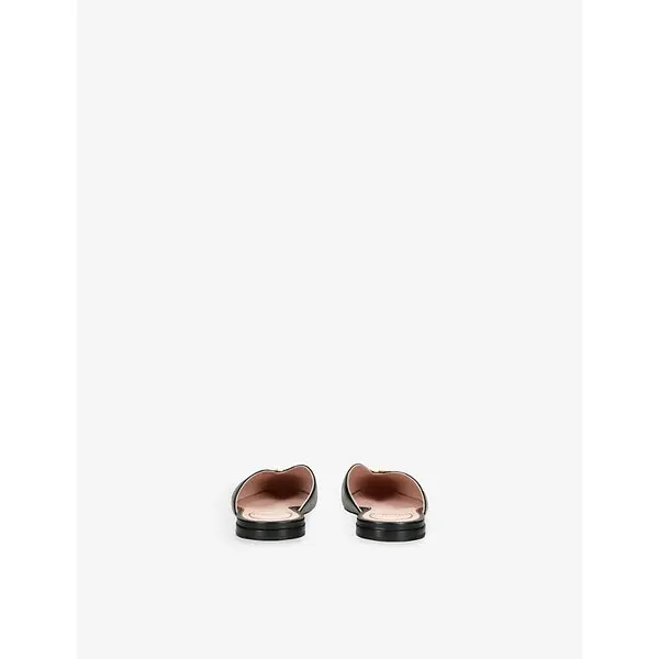 Valentino Garavani Vlogo Leather Mules