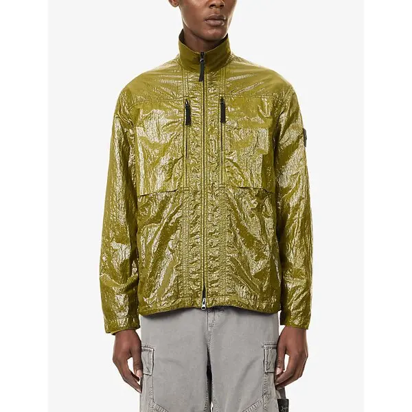 Stone Island Lucido Garment-dyed Nylon Jacket