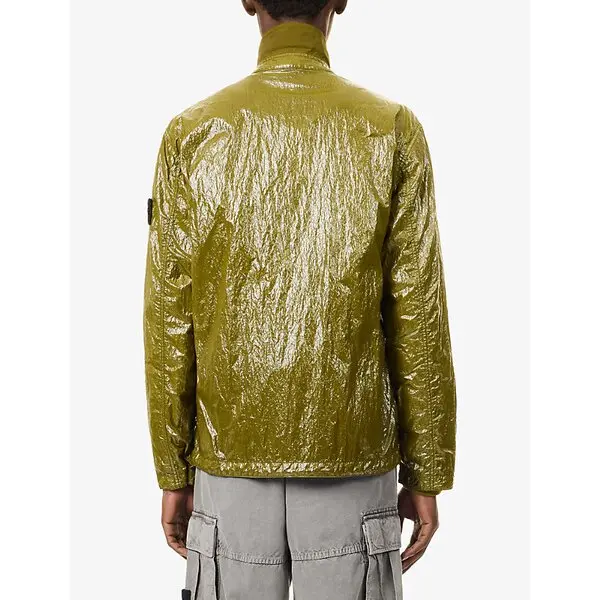 Stone Island Lucido Garment-dyed Nylon Jacket