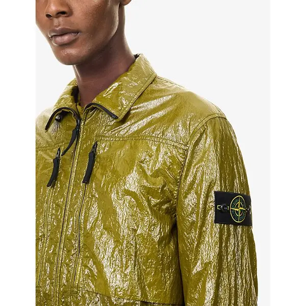 Stone Island Lucido Garment-dyed Nylon Jacket