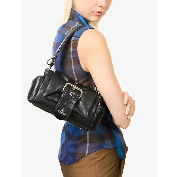 VIVIENNE WESTWOOD Hazel Treasure Leather Handbag