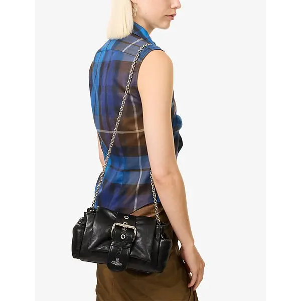VIVIENNE WESTWOOD Hazel Treasure Leather Handbag