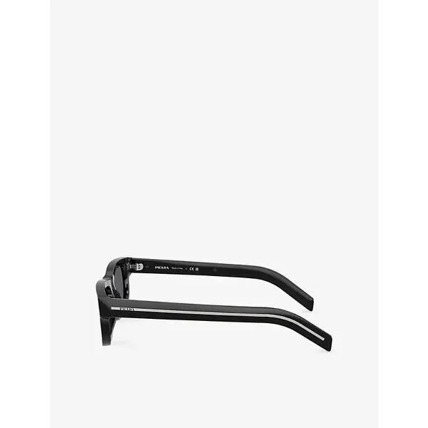 Prada Pr B11s Rectangle-shape Acetate Sunglasses