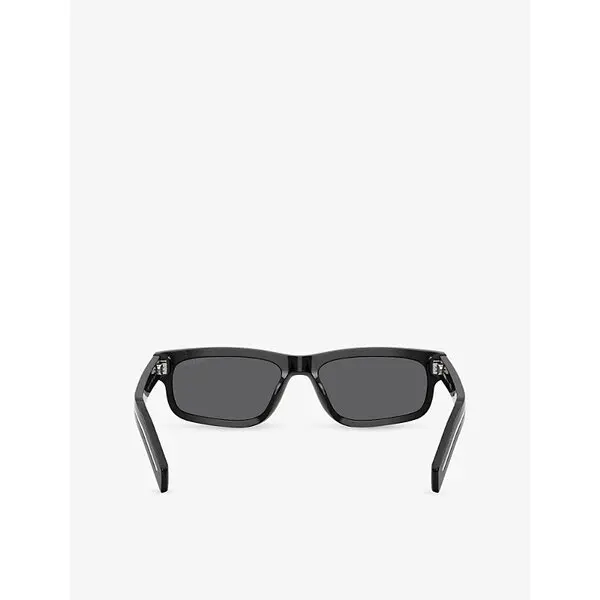 Prada Pr B11s Rectangle-shape Acetate Sunglasses
