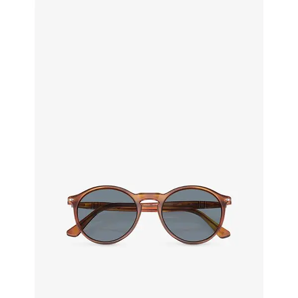 Persol Po3285s Round-frame Acetate Sunglasses
