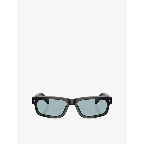 Prada Pr B11s Rectangle-frame Acetate Sunglasses