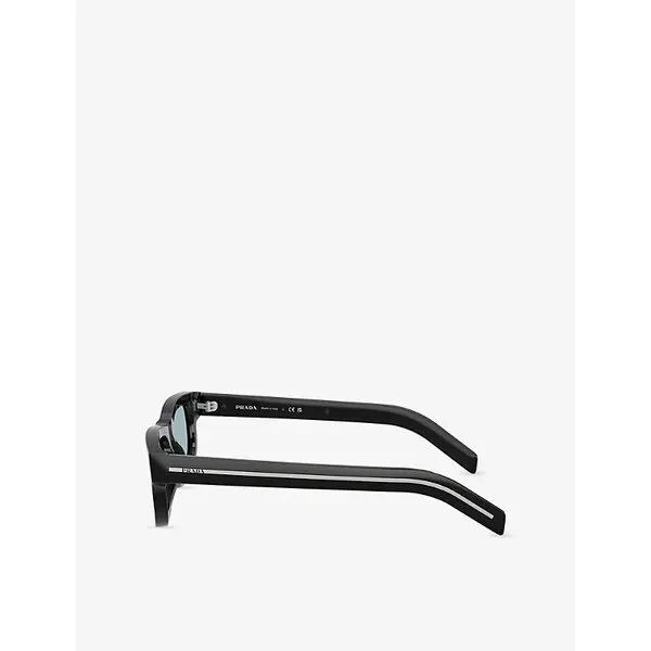 Prada Pr B11s Rectangle-frame Acetate Sunglasses