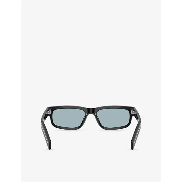 Prada Pr B11s Rectangle-frame Acetate Sunglasses