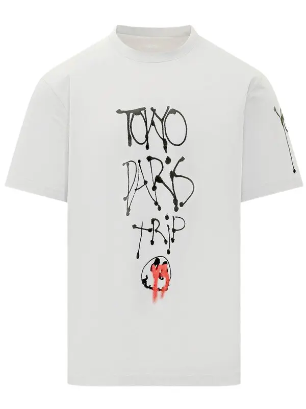 Y3 T-shirt Tokyo Paris Trip - Grey